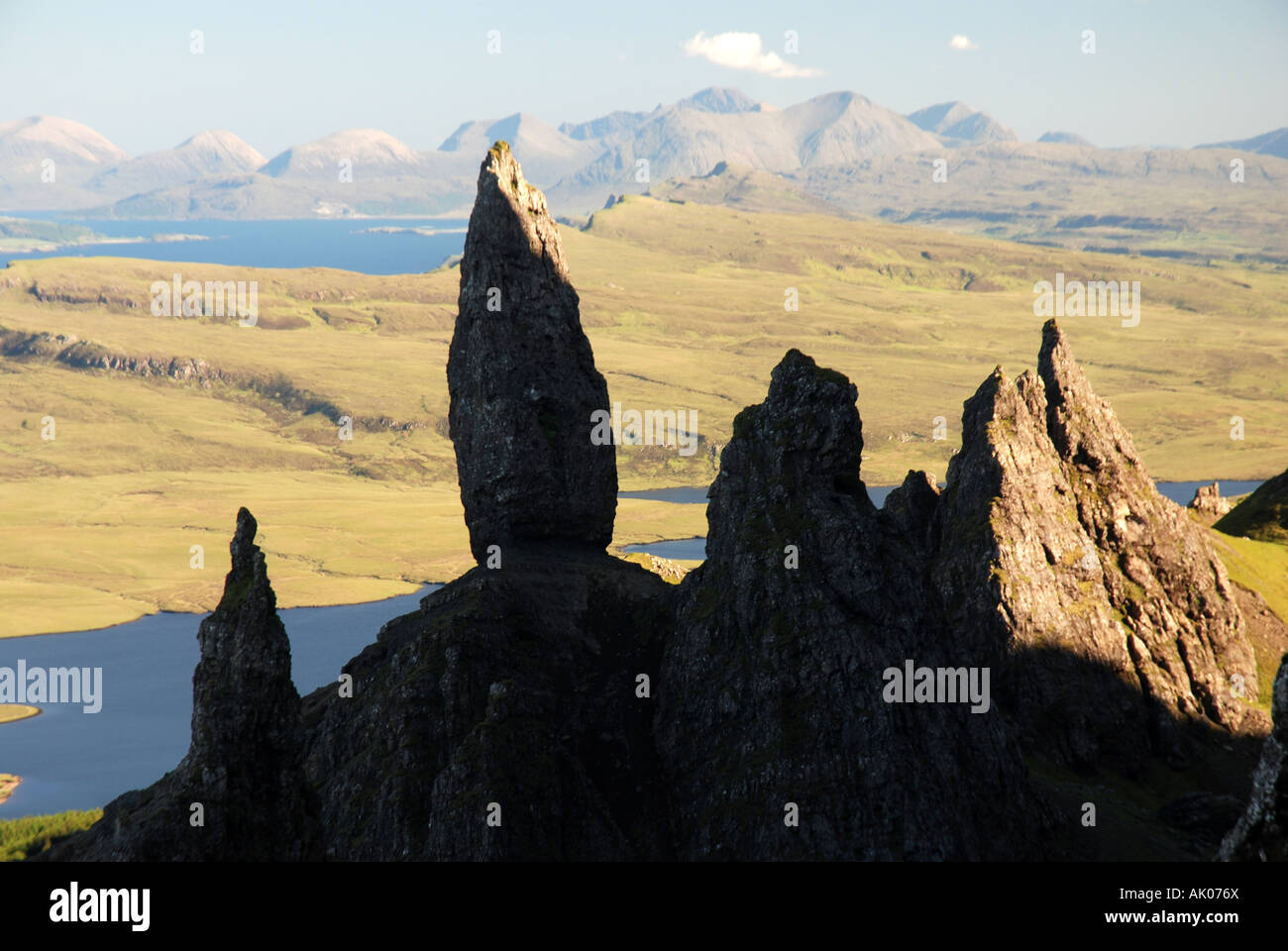 Old Man of Storr rock Island of Skye Inner hebrides Scotland Stock ...
