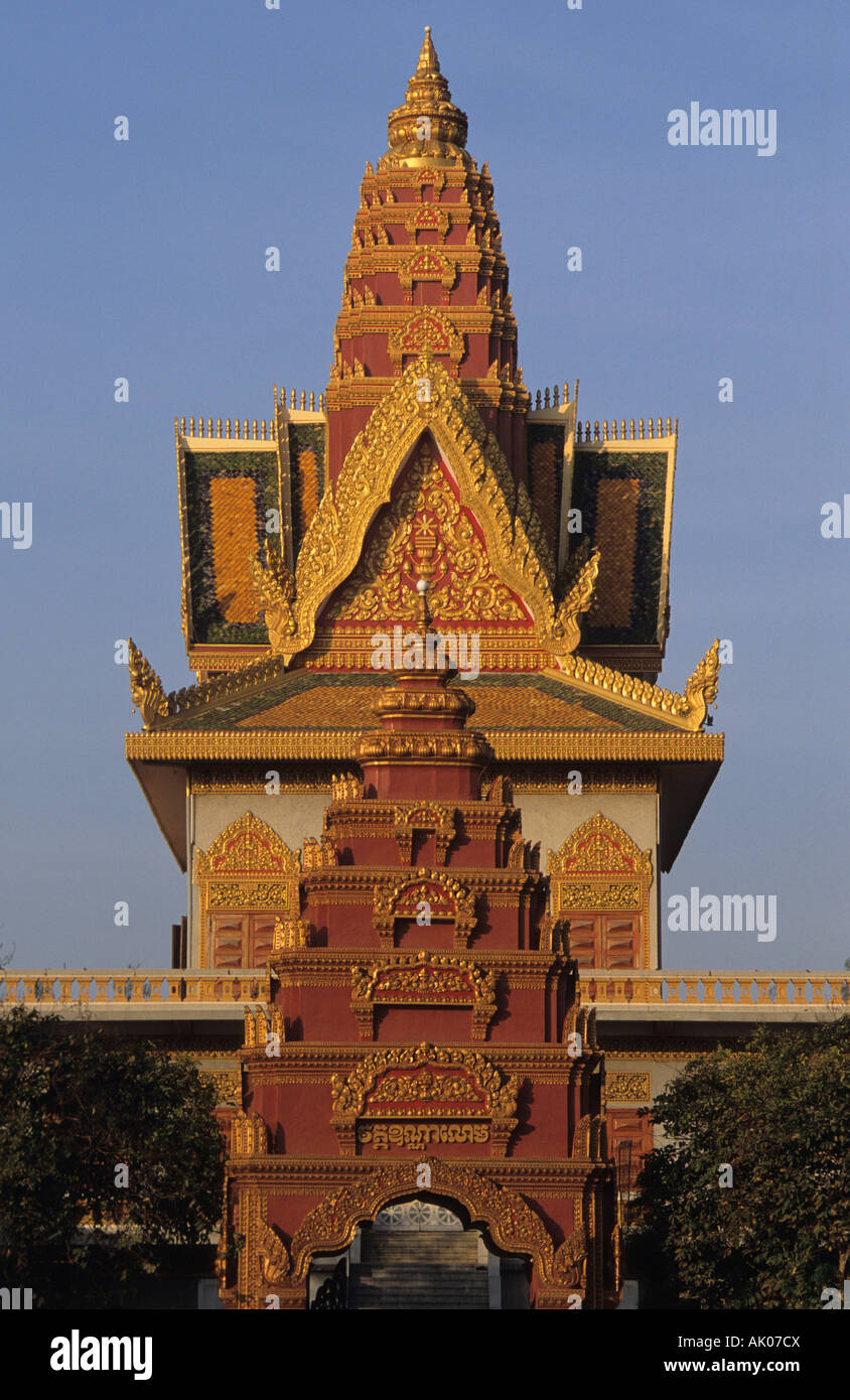 Detail of Wat Ounalom Phnom Penh Cambodia Stock Photo - Alamy