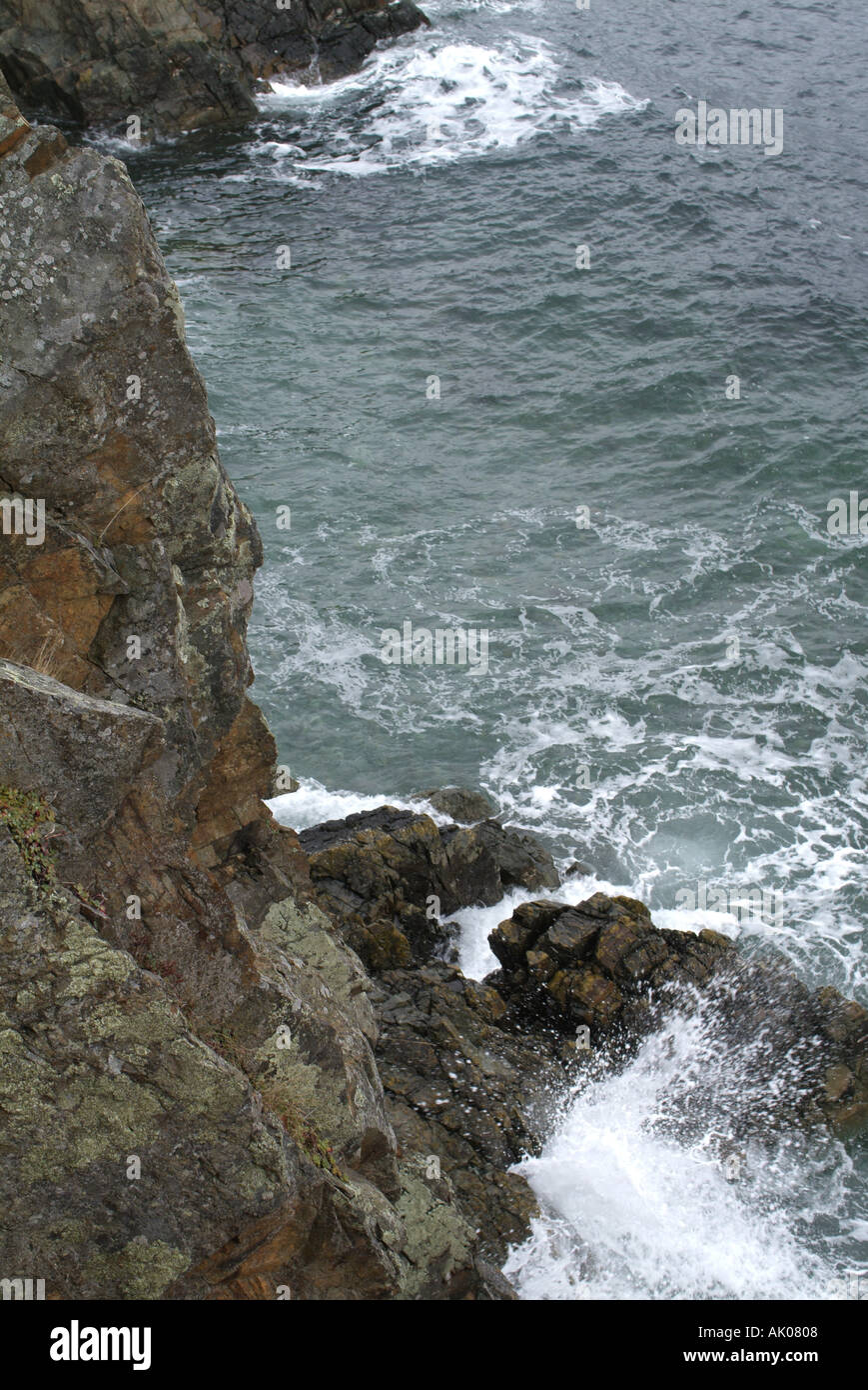 Rocky Cliffs on Pacific Coast Nanaimo Vancouver Island British Columbia ...