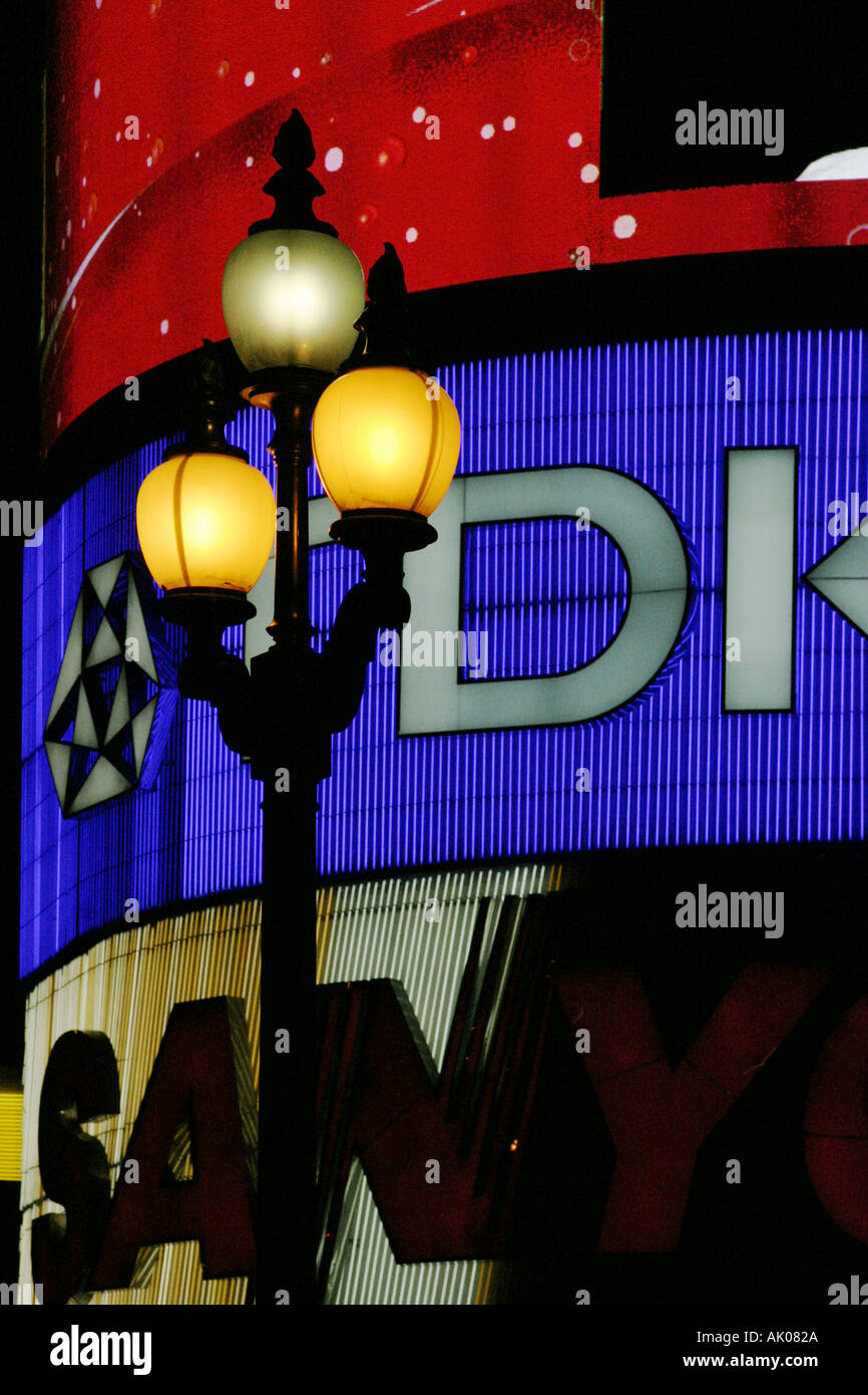 Neon Signs in Piccadily London Stock Photo - Alamy