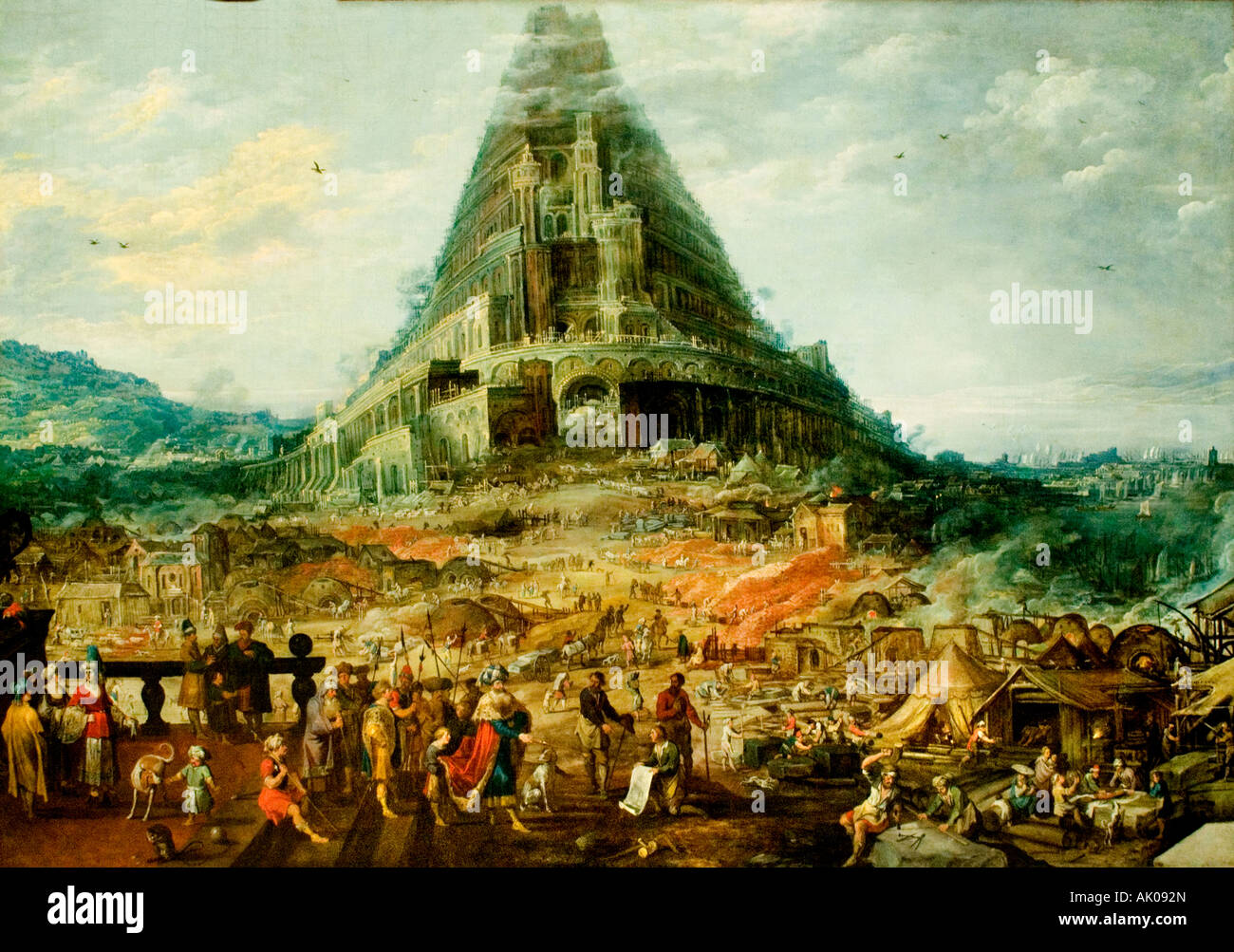 The Tower of Babel Joos de Momper ll 1564-1635 ( Frans Franken ll ...