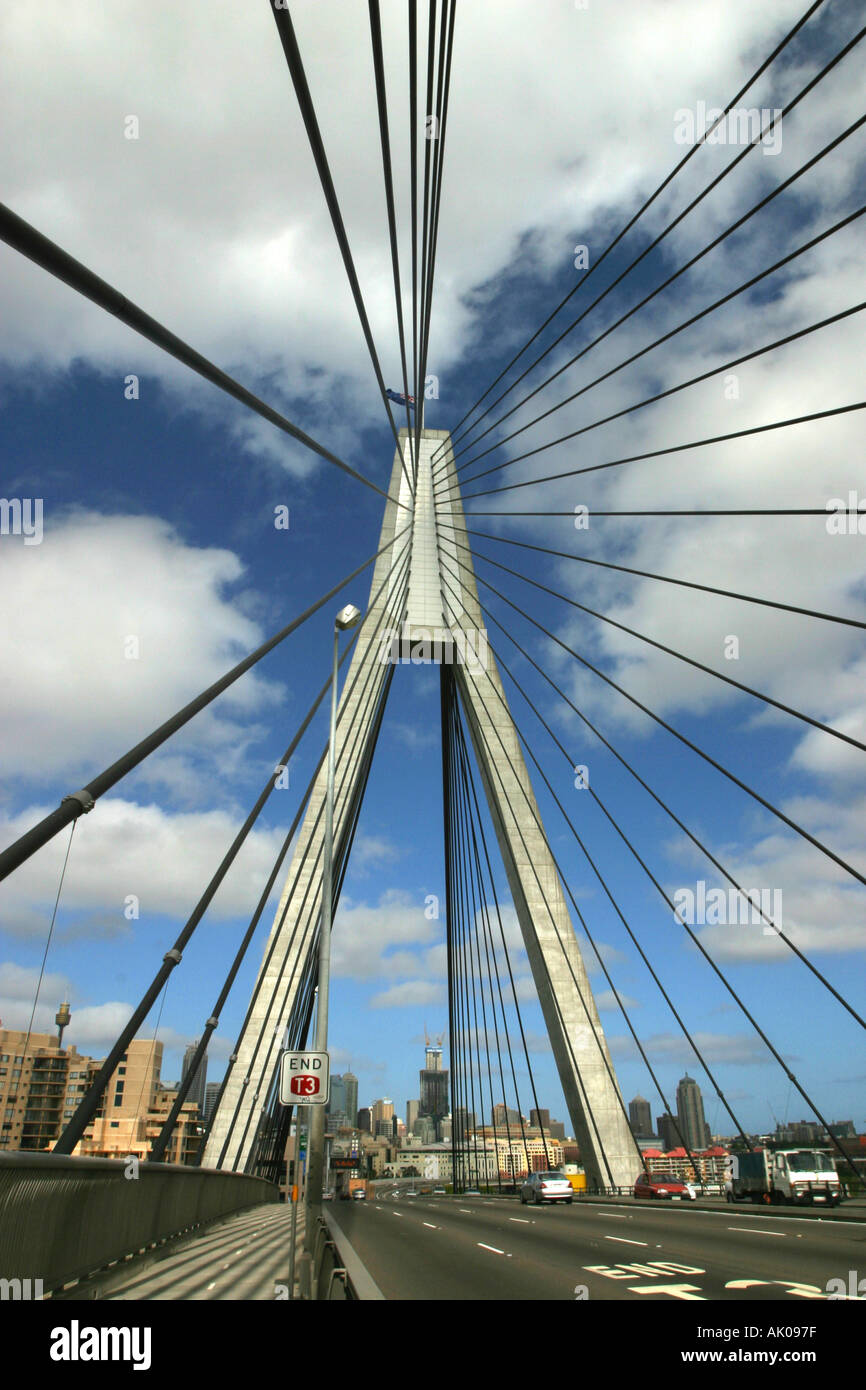 Anzac Bridge,sydnay Australia Stock Photo - Alamy