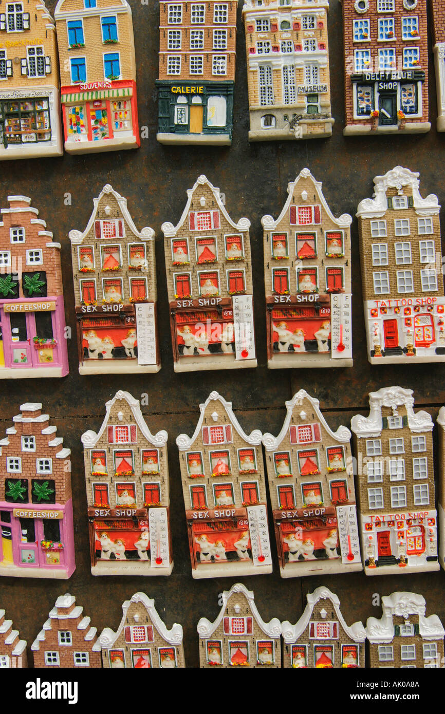 Amsterdam Holland Fridge magnet souvenirs Stock Photo - Alamy
