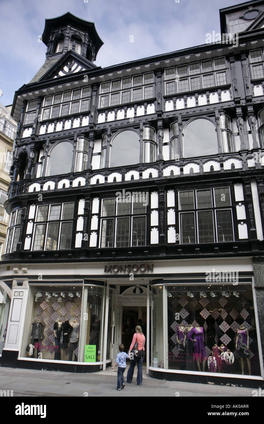 UK England Lancashire,Manchester,King Street,shopping shopper shoppers ...