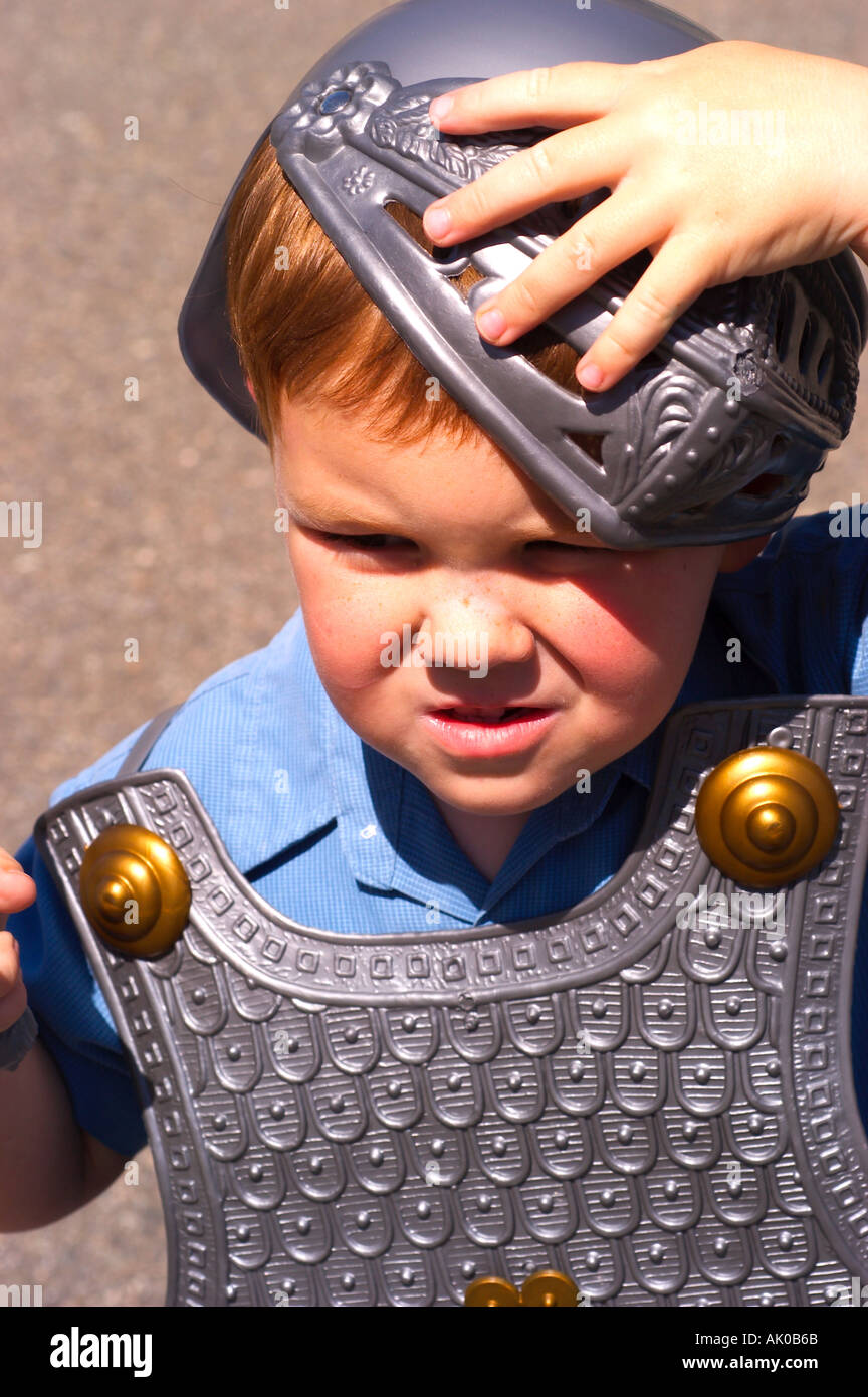boy with knight costume Stock Photo - Alamy