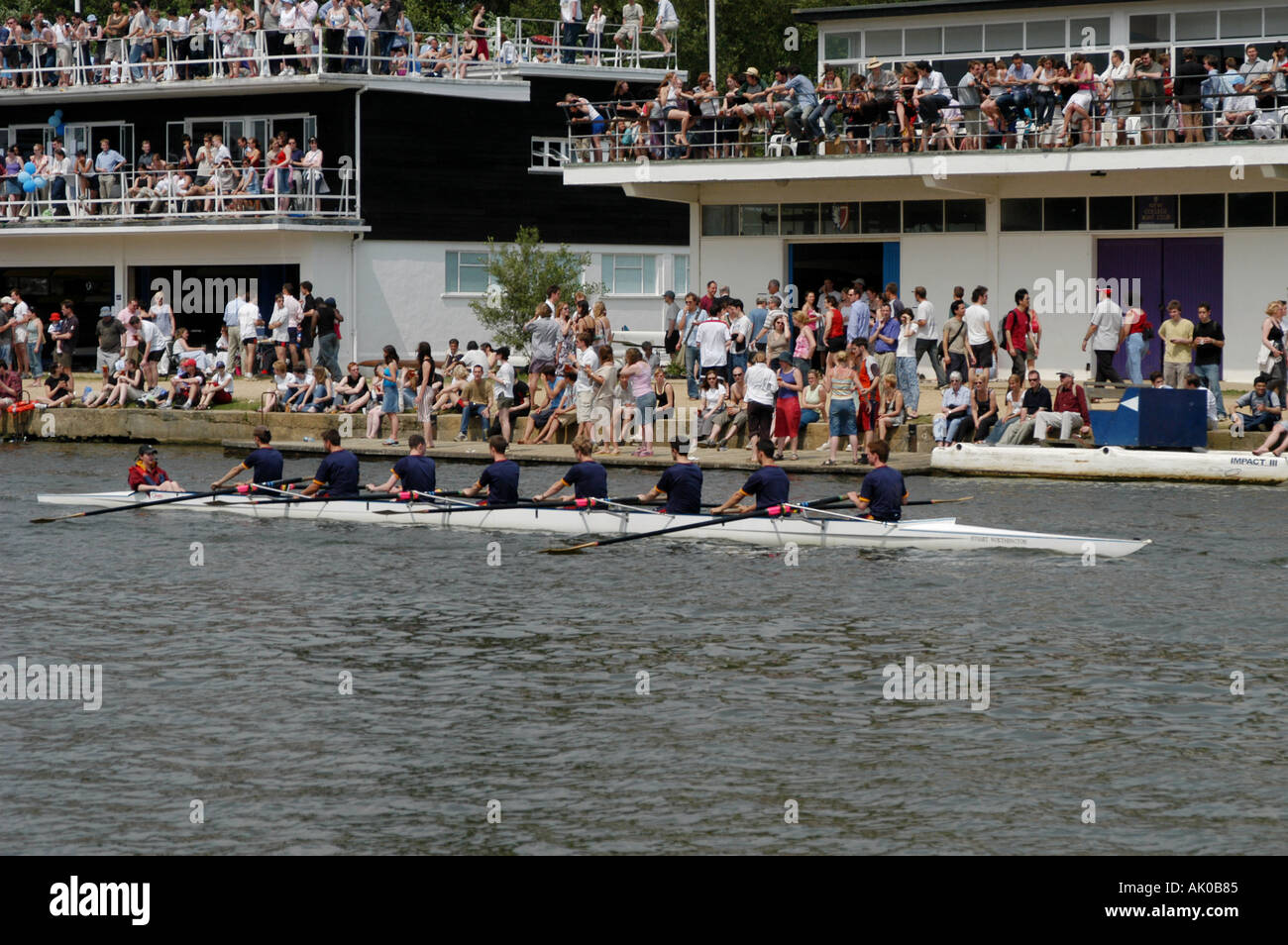 Eights week on the river Isis at Oxford 2003 Stock Photo - Alamy