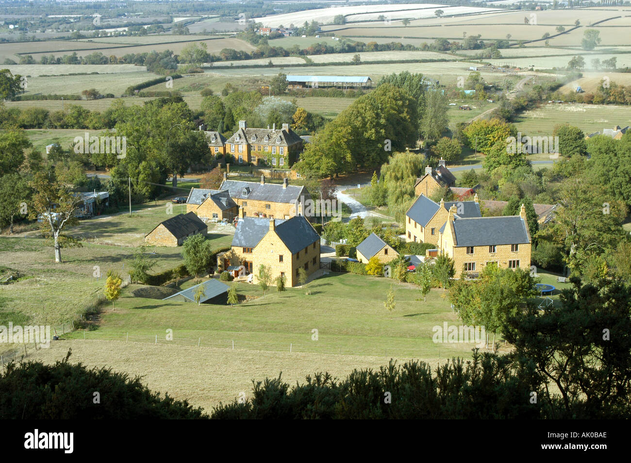Typical English rural country village scene Stock Photo - Alamy