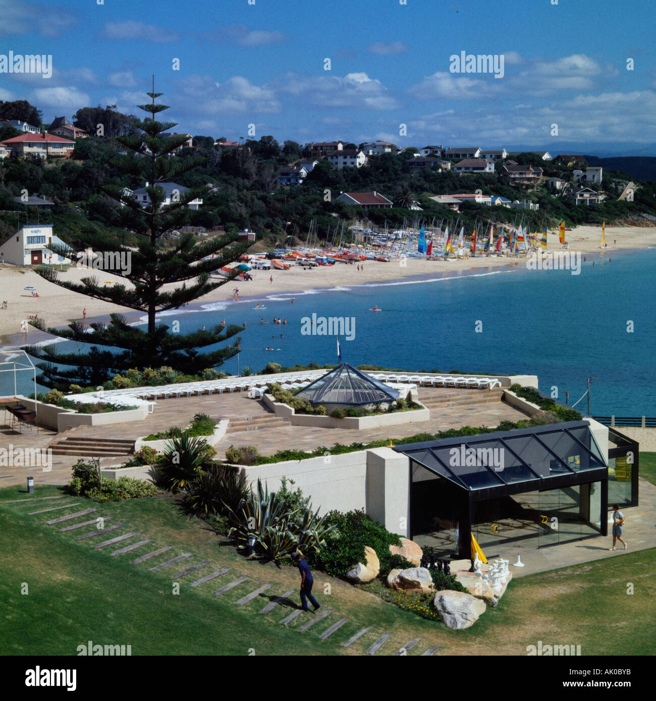 Beach / Plettenbergbaai / Strand Stock Photo - Alamy