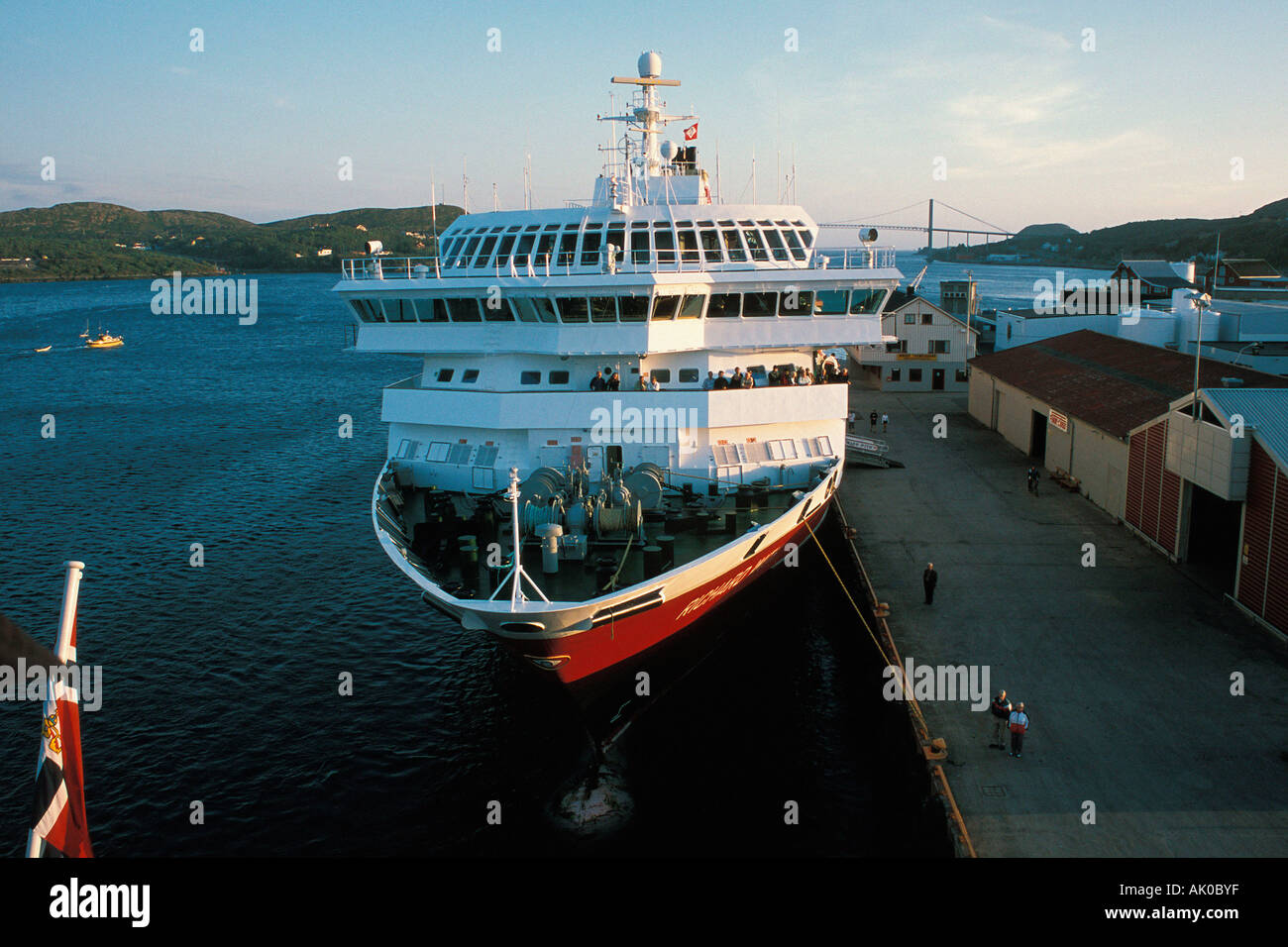 Ships in harbour / Rorvik / Schiffe im Hafen Stock Photo - Alamy