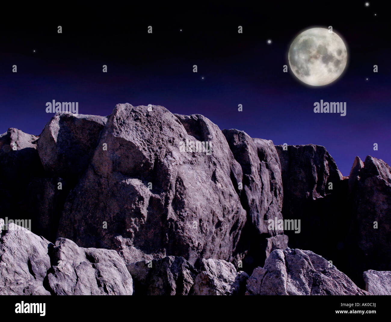 Extraterrestrial full moon midnight hi-res stock photography and images ...