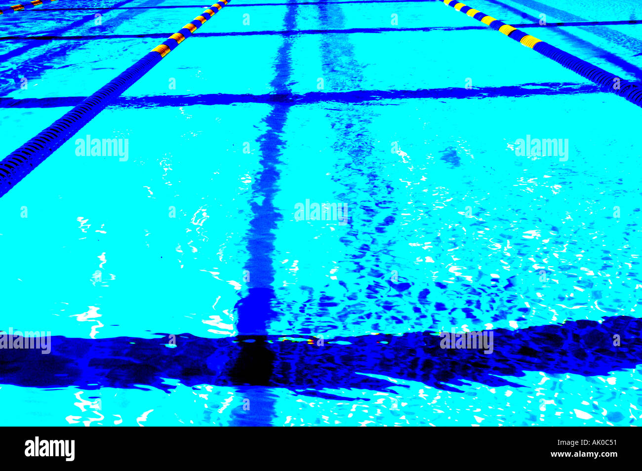 swimming pool lanes Stock Photo - Alamy