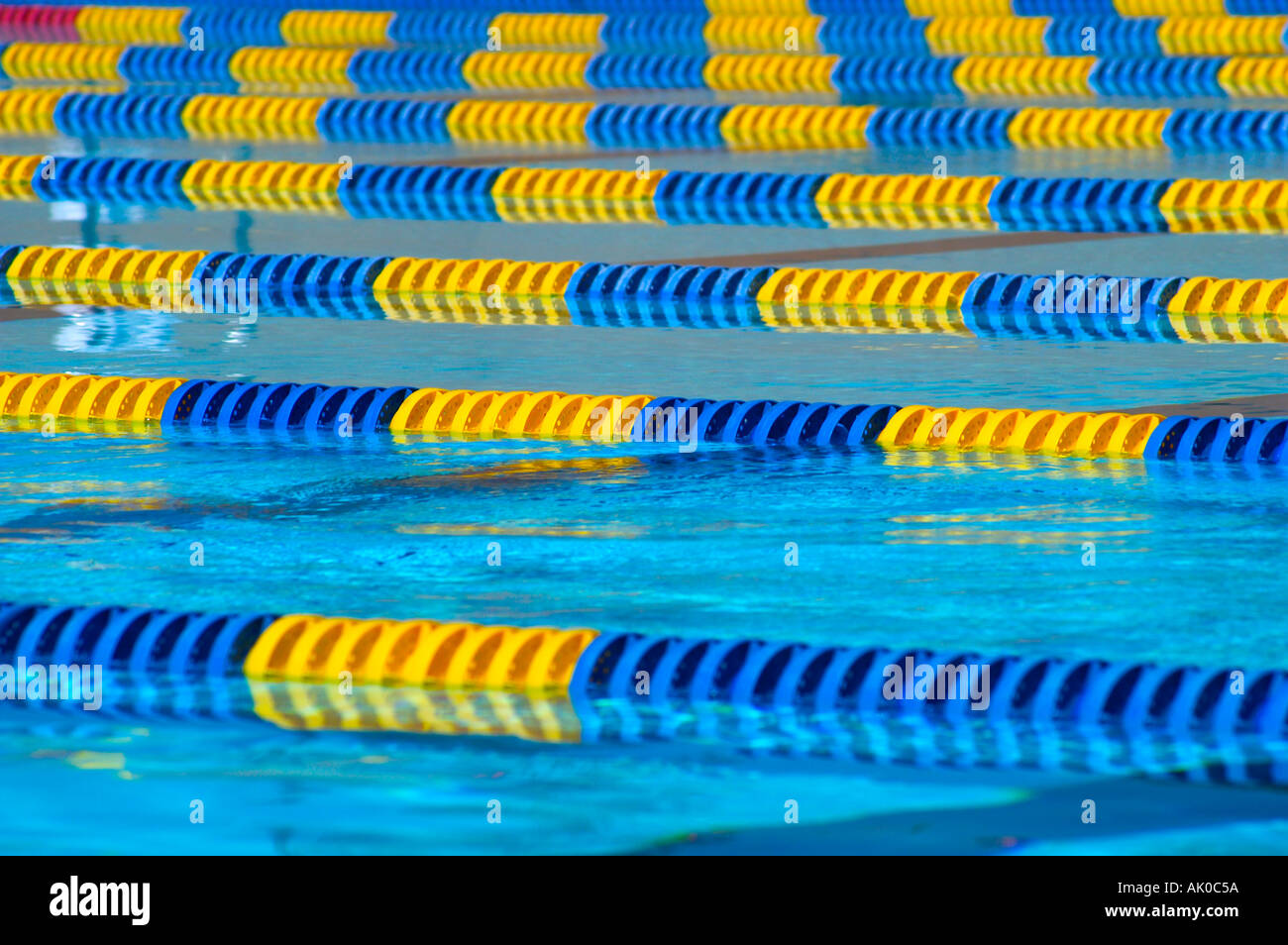 swimming pool lanes Stock Photo - Alamy