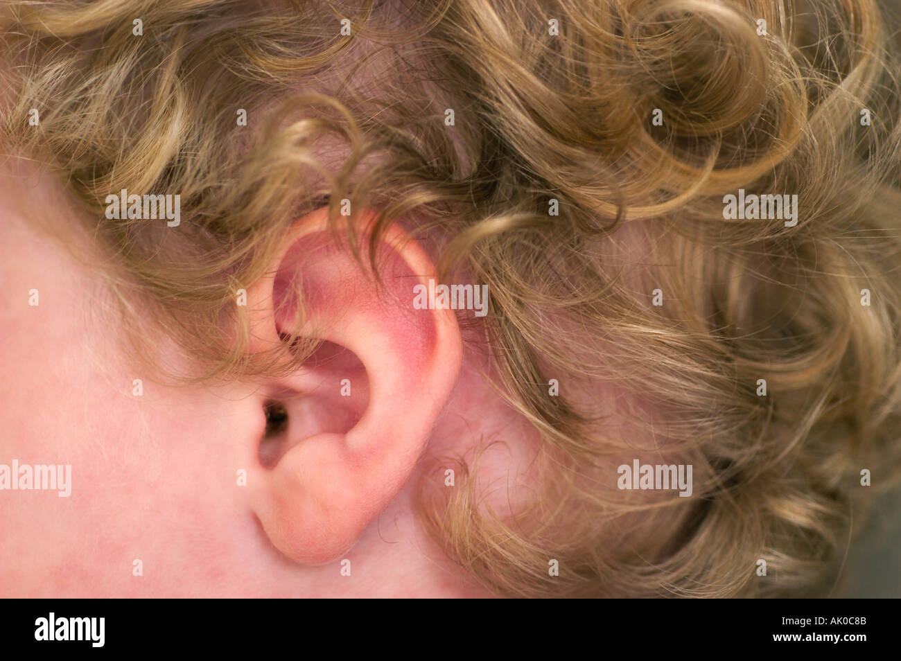 ear of a child Stock Photo - Alamy