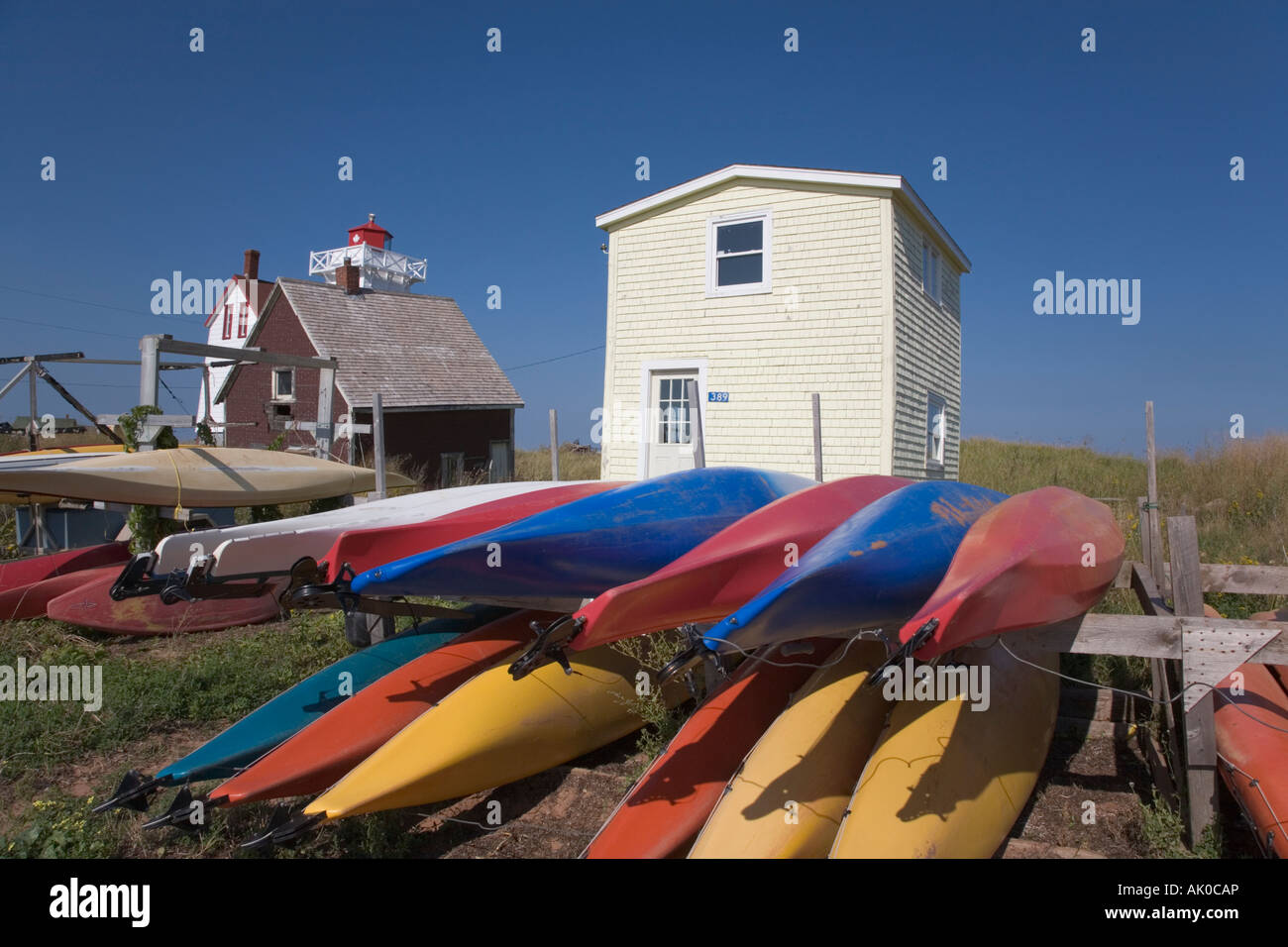 North Rustico Harbour Prince Edward Island Canada Stock Photo - Alamy