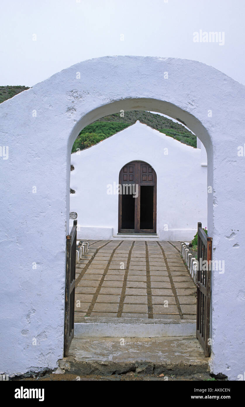 Chapel Virgin de los Reyes El Hierro Canary Islands Spain Stock Photo ...