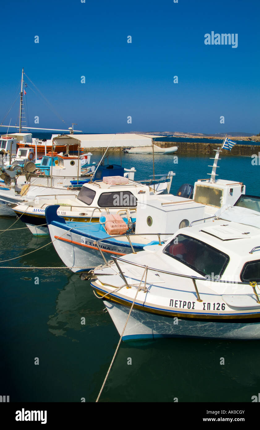 Beautiful island of Paros Greece in Greek Islands and beautiful harbour ...