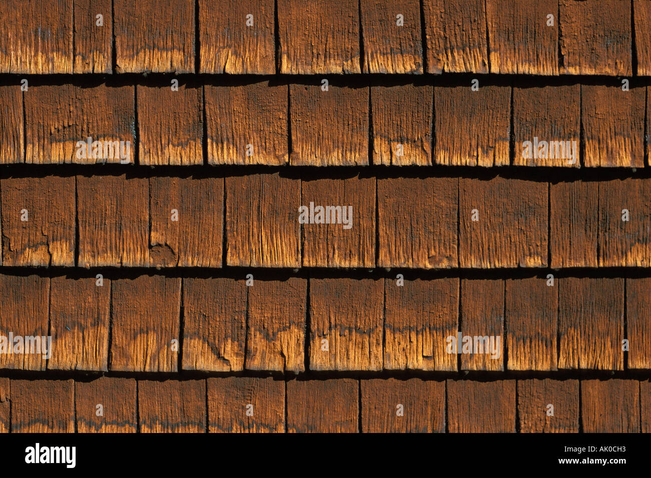 Wooden shingles / Holzschindeln Stock Photo - Alamy