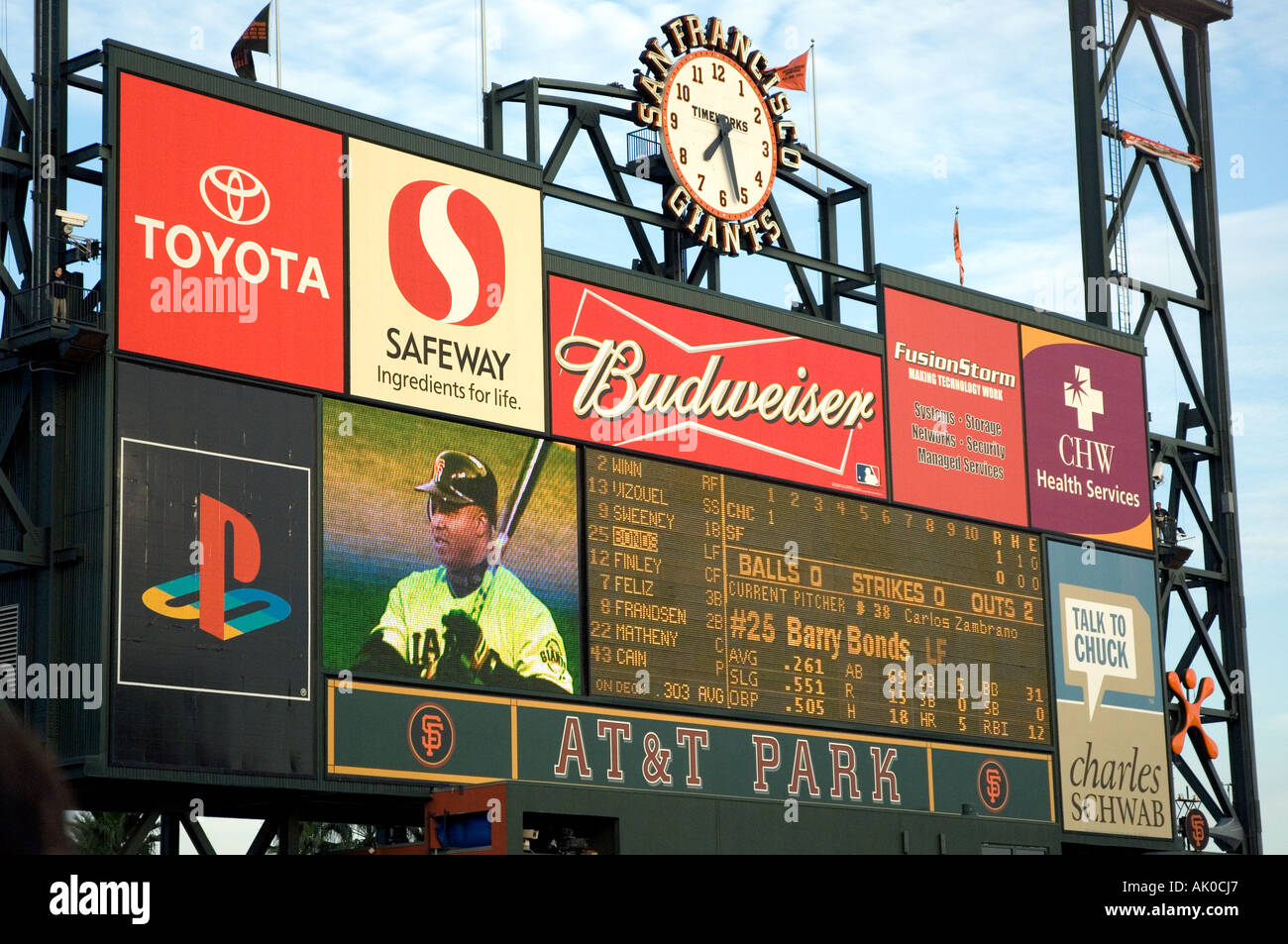 Jumbotron baseball hi-res stock photography and images - Alamy
