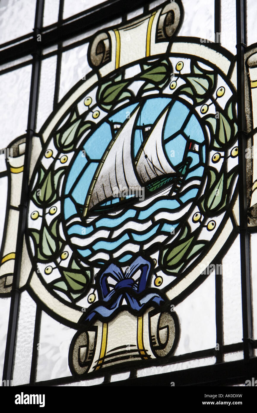 UK England Lancashire,Liverpool,Port of Liverpool building 1907,stained ...