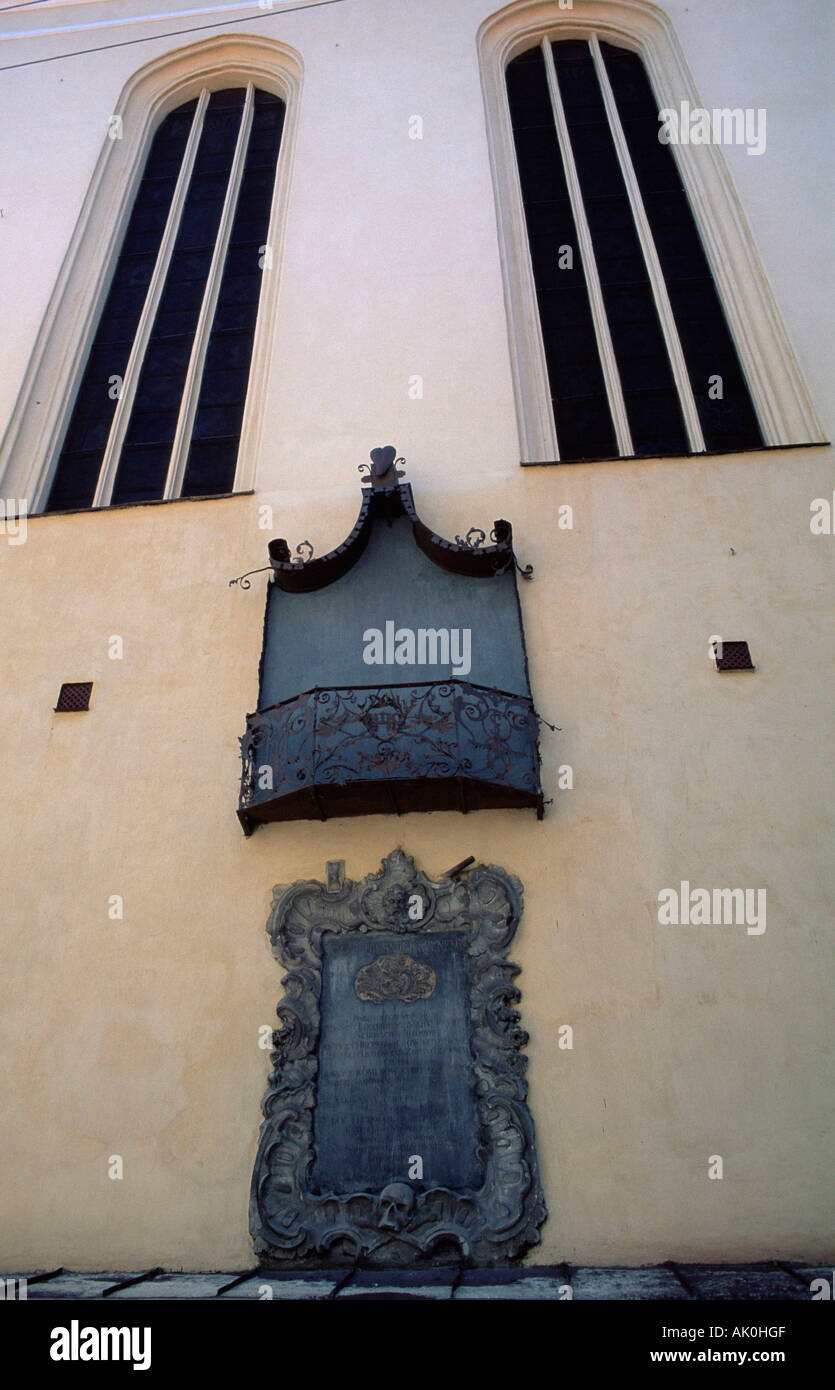 House front / Vilnius / Hausfassade Stock Photo - Alamy