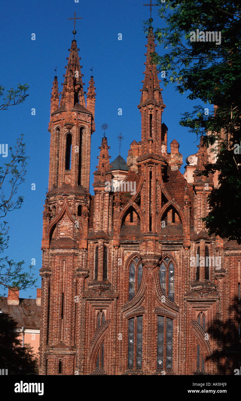 St Anna church / Vilnius / St. Anna-Kirche Stock Photo - Alamy