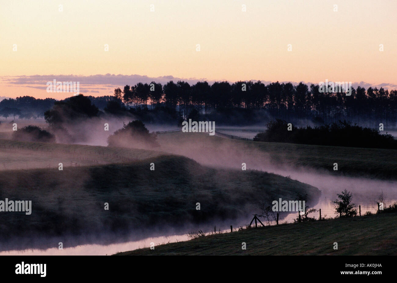 River Hunte / Wardenburg / Fluss Hunte Stock Photo - Alamy