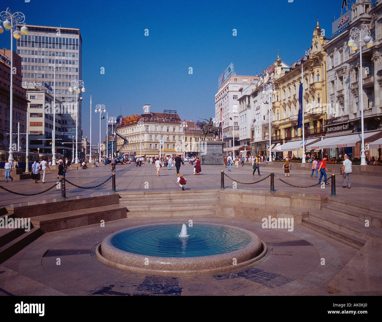 City centre / Zagreb Stock Photo - Alamy