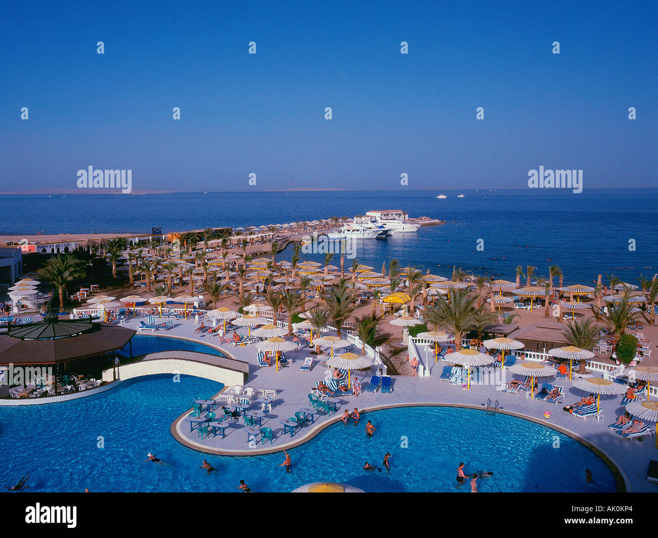 Hotel Royal Azur / Hurghada Stock Photo - Alamy