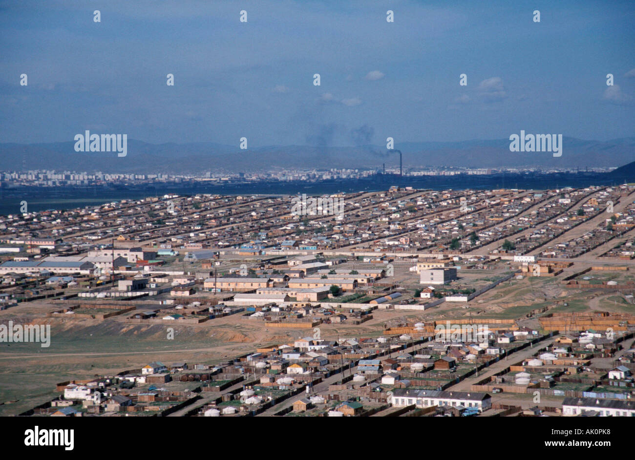 View on Ulaan Baatar Stock Photo - Alamy