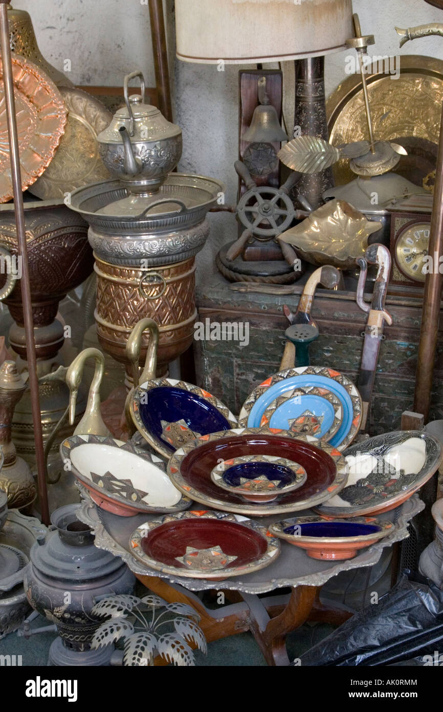 Tripoli, Libya. Antique Metal Ware, Glassware, Tripoli Medina Copper ...
