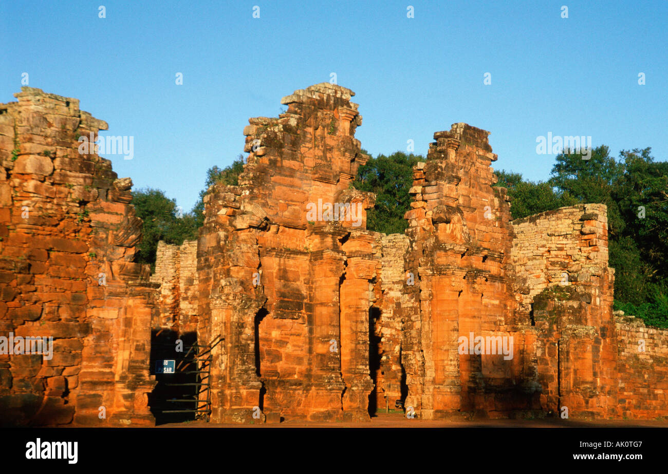 Jesuit mission de San Ignacio Mini Stock Photo - Alamy