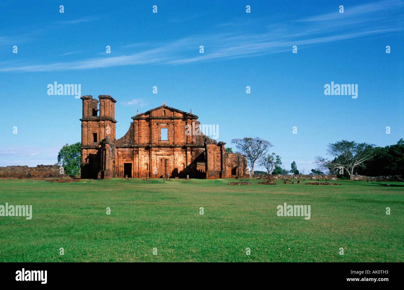Jesuit mission of Sao Miguel das Missoes Stock Photo - Alamy