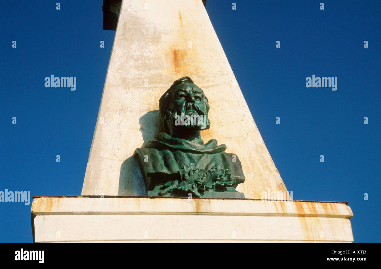 Lighthouse with monument Stock Photo - Alamy