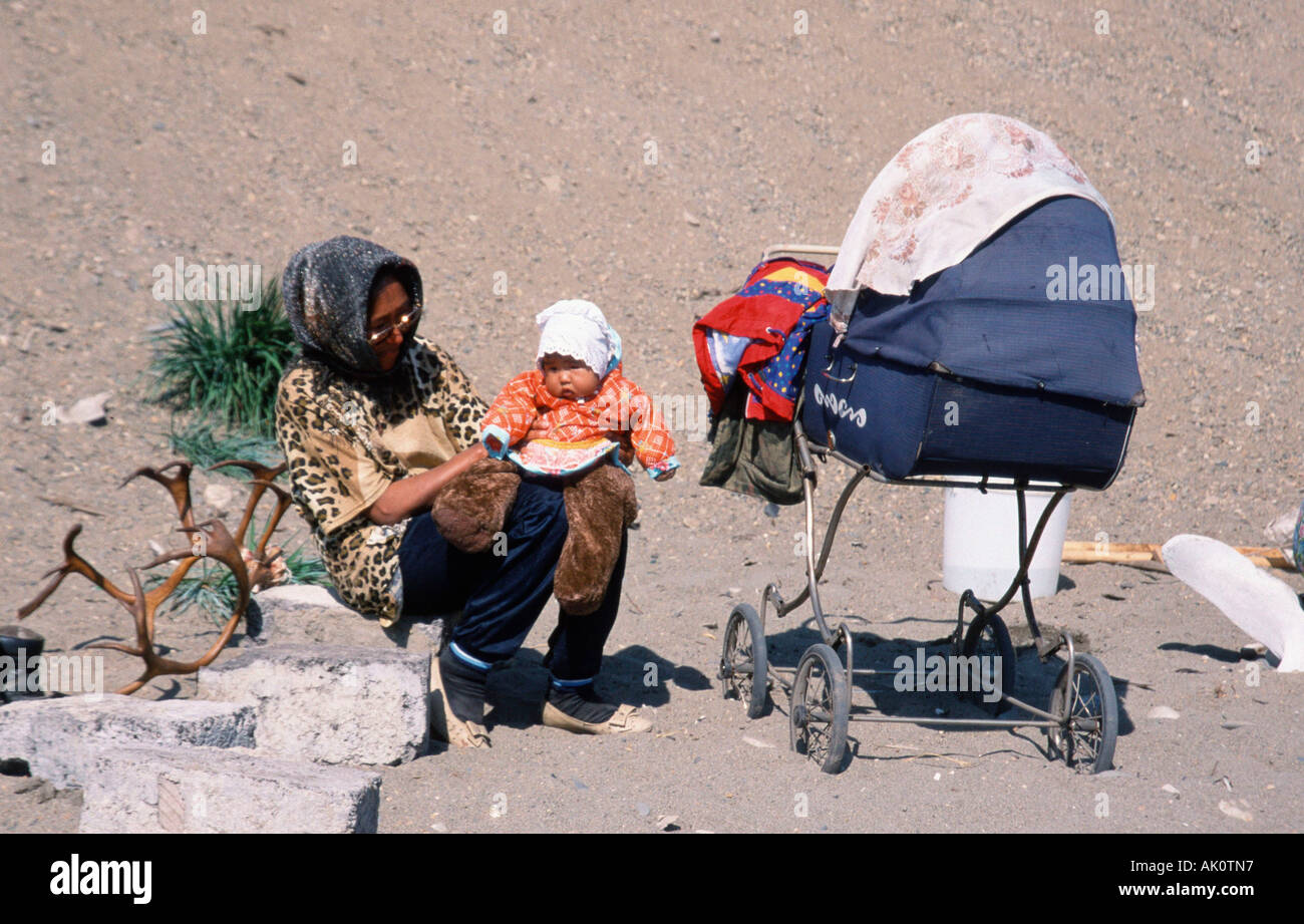 Chukchi woman / Lorino Stock Photo - Alamy