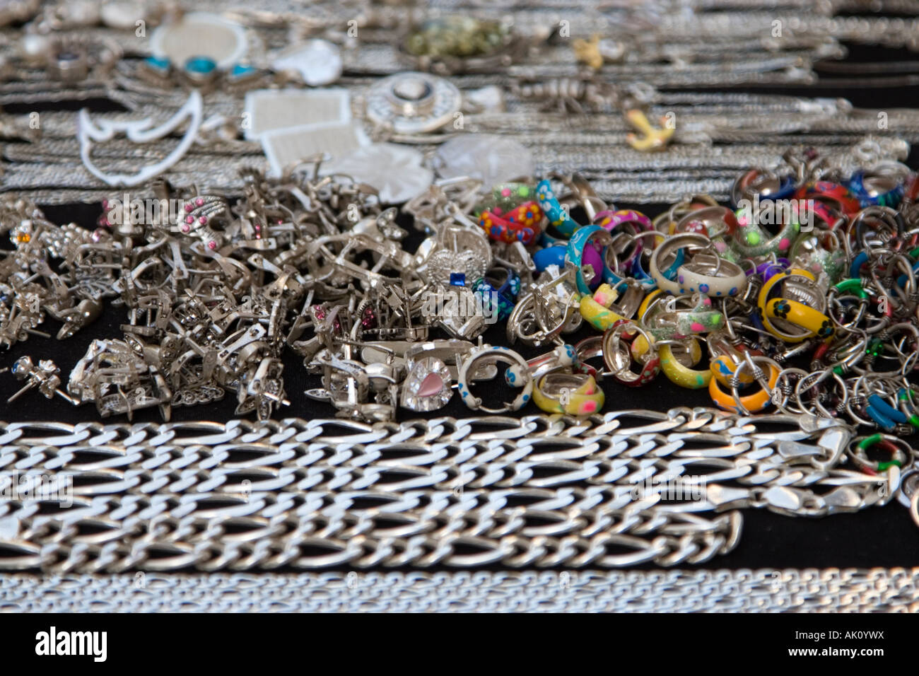 Tripoli, Libya. Jewelry Rings, Necklaces, Medina Stock Photo - Alamy