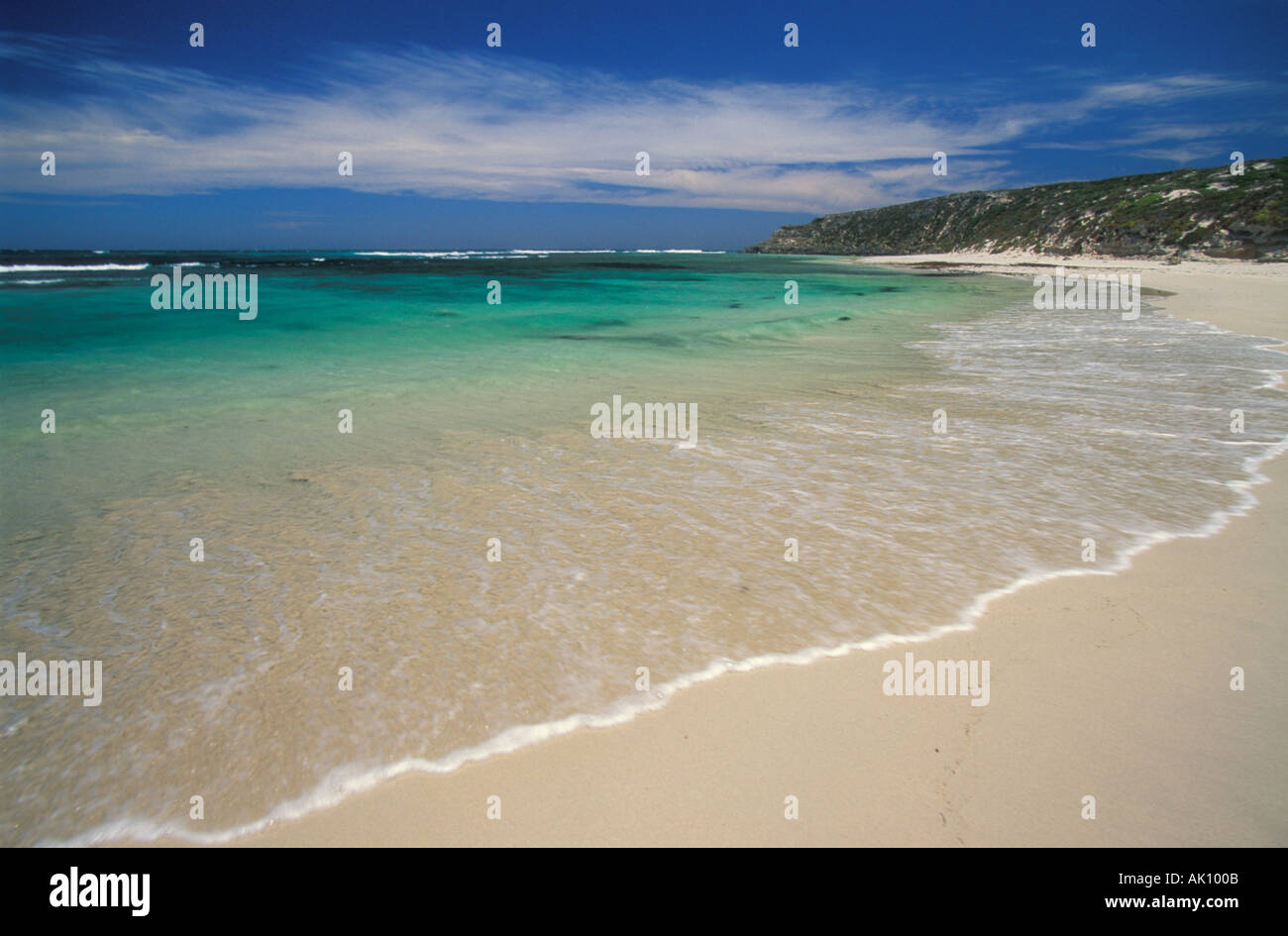Empty Bales beach pure white sand [Kangaroo Island] South Australia ...