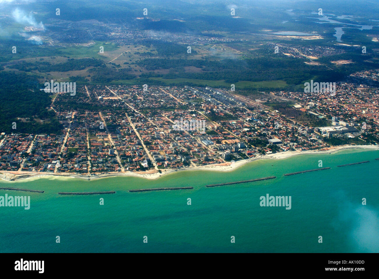 Aerial view of Pernambuco s northern coastline Brazil S Atlantic Stock ...