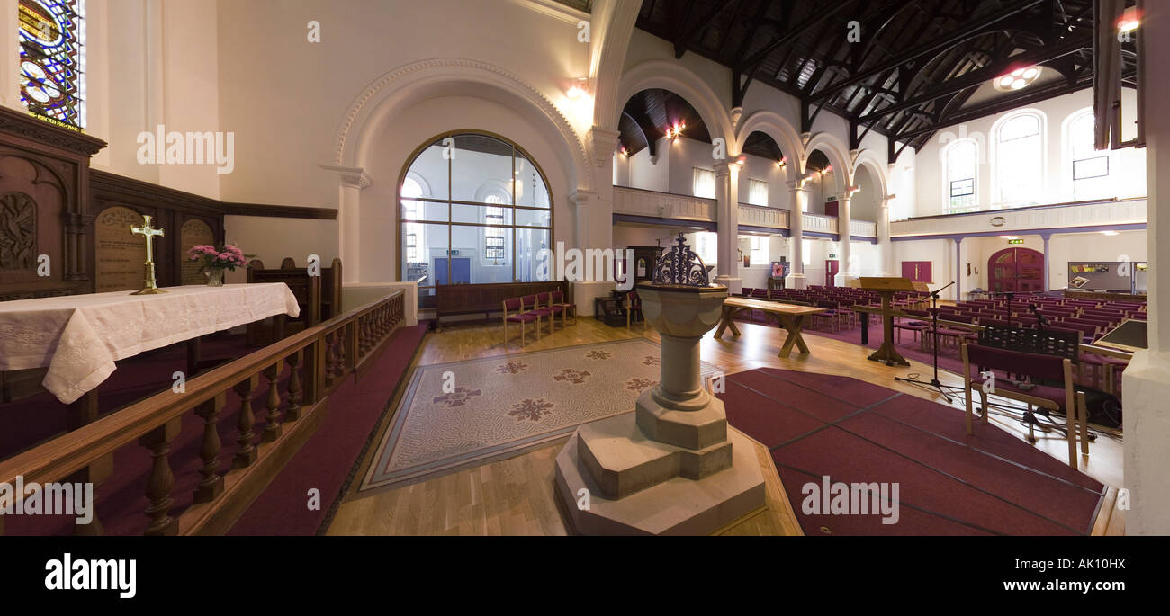 Inside St Peter's Church, Norbiton, UK Stock Photo - Alamy