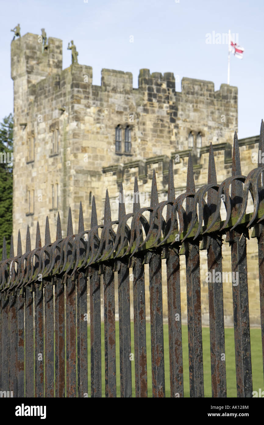 UK England Northumberland,Alnwick,Alnwick Castle,Harry Potter movie ...