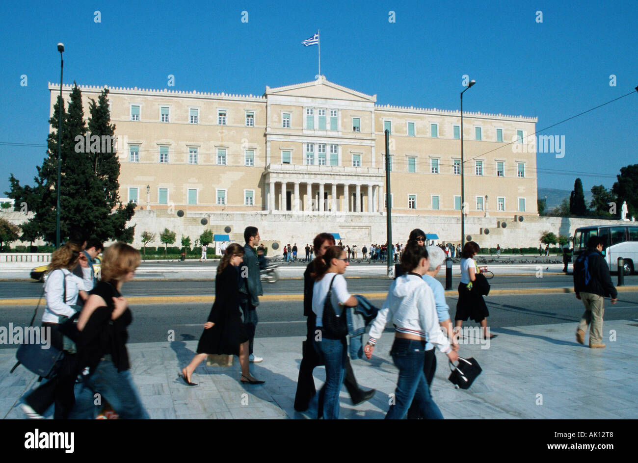 Parliament Building / Athen / Parlament Stock Photo - Alamy