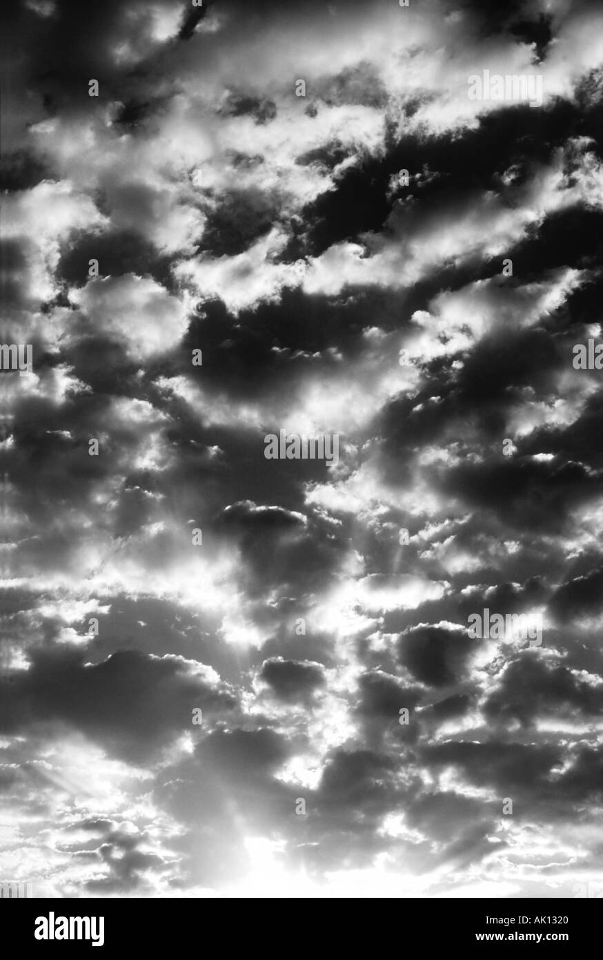 Fair Weather Cumulus Clouds in sky Stock Photo - Alamy