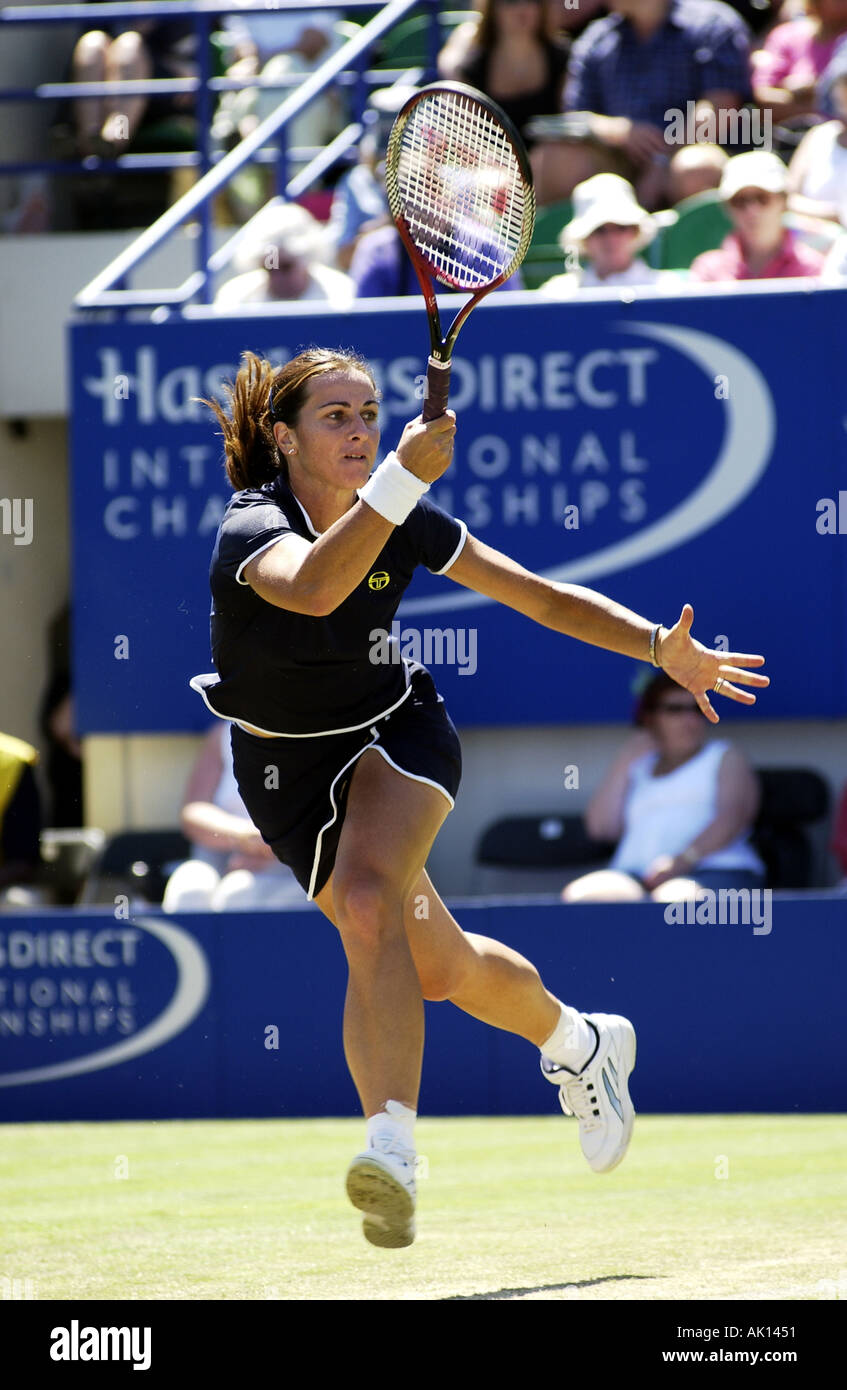 WTA TOUR EASTBOURNE 200603 SILVAI FERINA ELIA ITA Stock Photo - Alamy