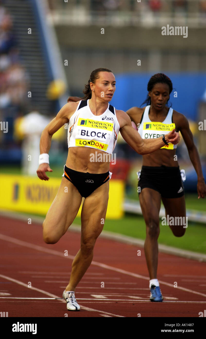 NORWICH UNION GP CRYSTAL PALACE 8 8 03 ZHANNA BLOCK UKR Stock Photo - Alamy