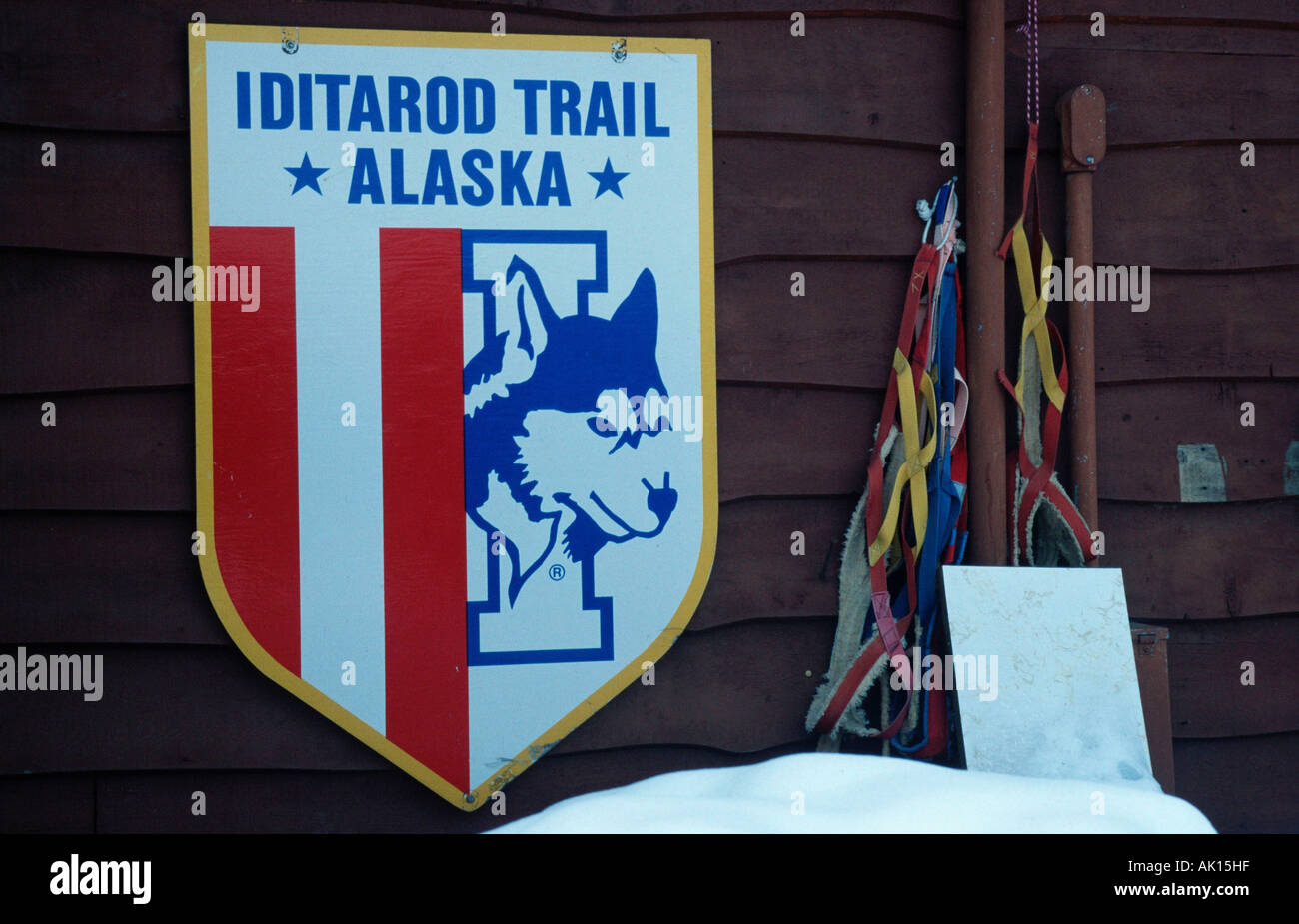 The iditarod trail sign hi-res stock photography and images - Alamy