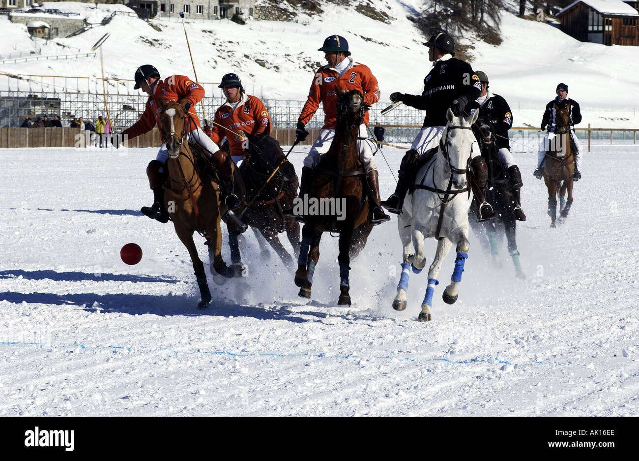 CARTIER POLO ON SNOW STMORITZ 250103 BANK HOFMANN VS MAYBACH Stock ...