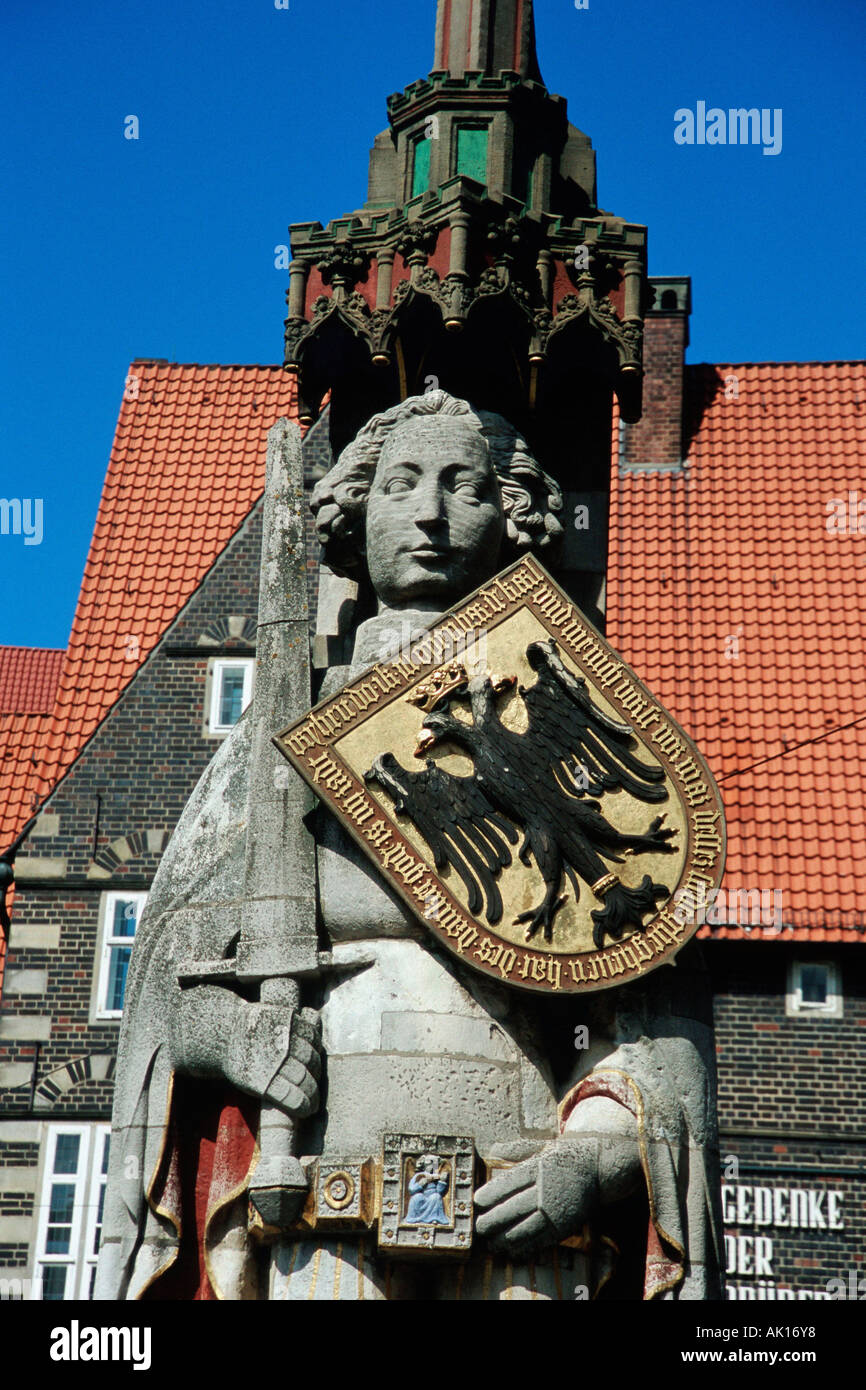 Statue Roland / Bremen Stock Photo - Alamy