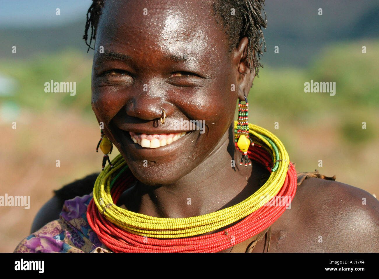 Toposa woman with scars hi-res stock photography and images - Alamy