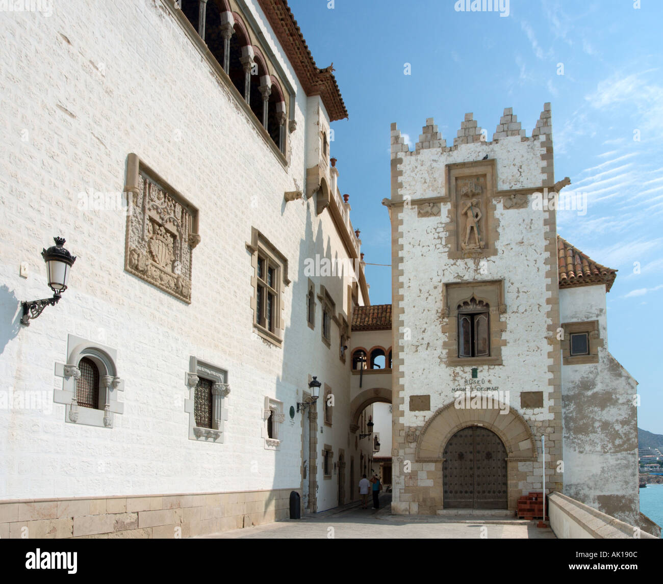 Maricel museum sitges church hi-res stock photography and images - Alamy