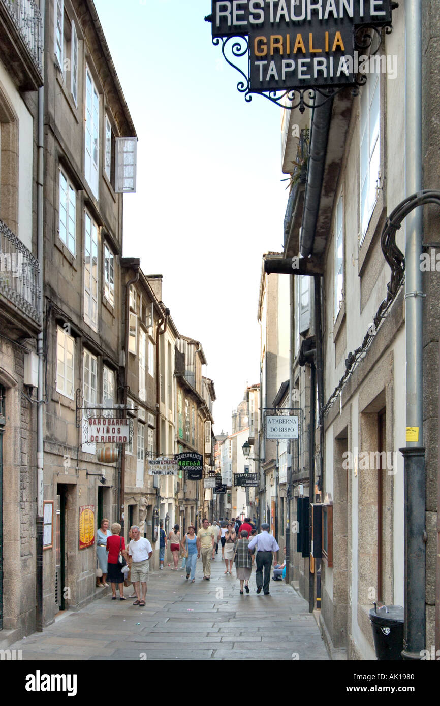 Santiago shopping galicia hi-res stock photography and images - Alamy