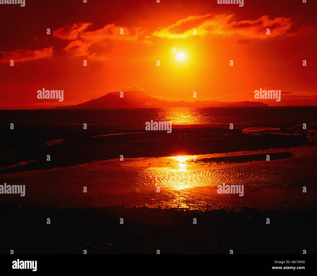 Clare Island from Louisburgh, Co Mayo, Ireland Stock Photo - Alamy